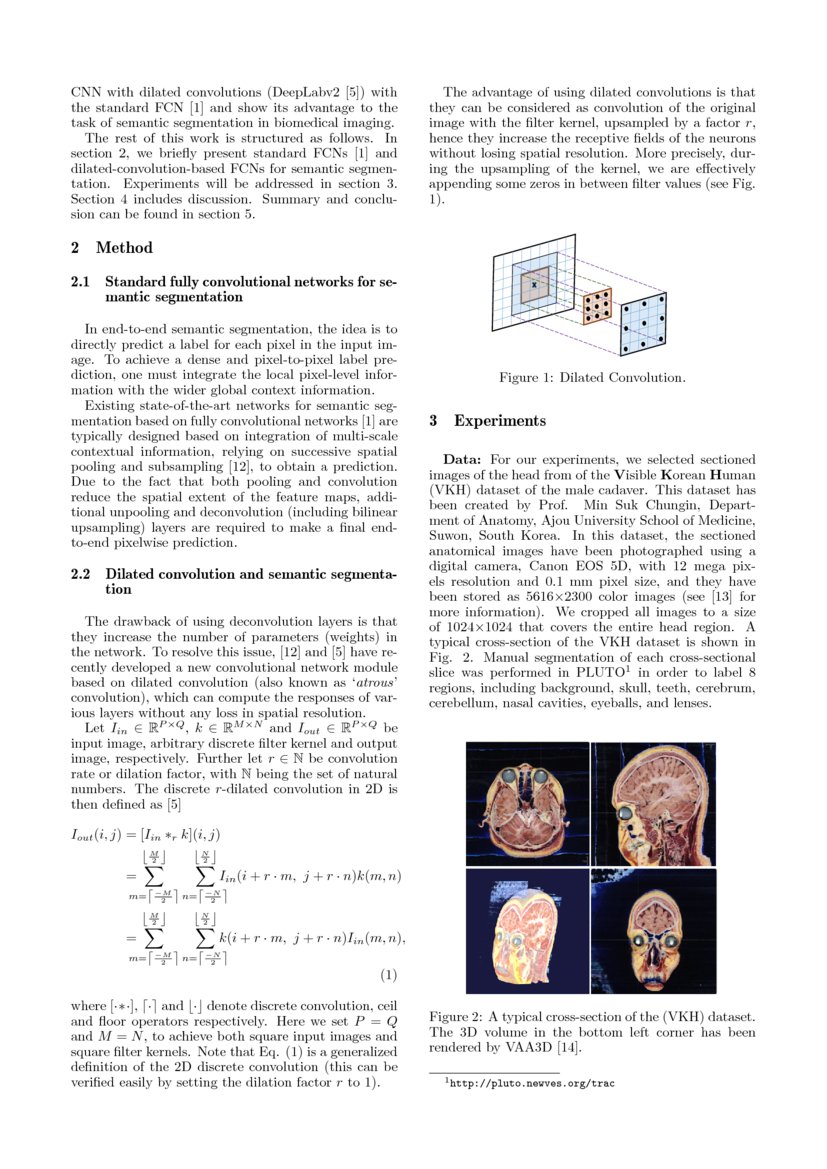 Comparison Of The Deep Learning Based Automated Segmentation Methods For The Head Sectioned