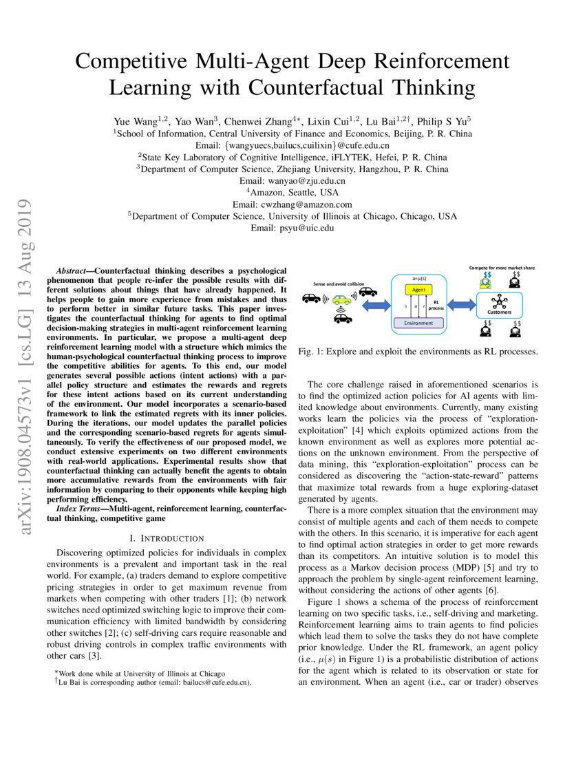 Competitive Multi-Agent Deep Reinforcement Learning with Counterfactual ...