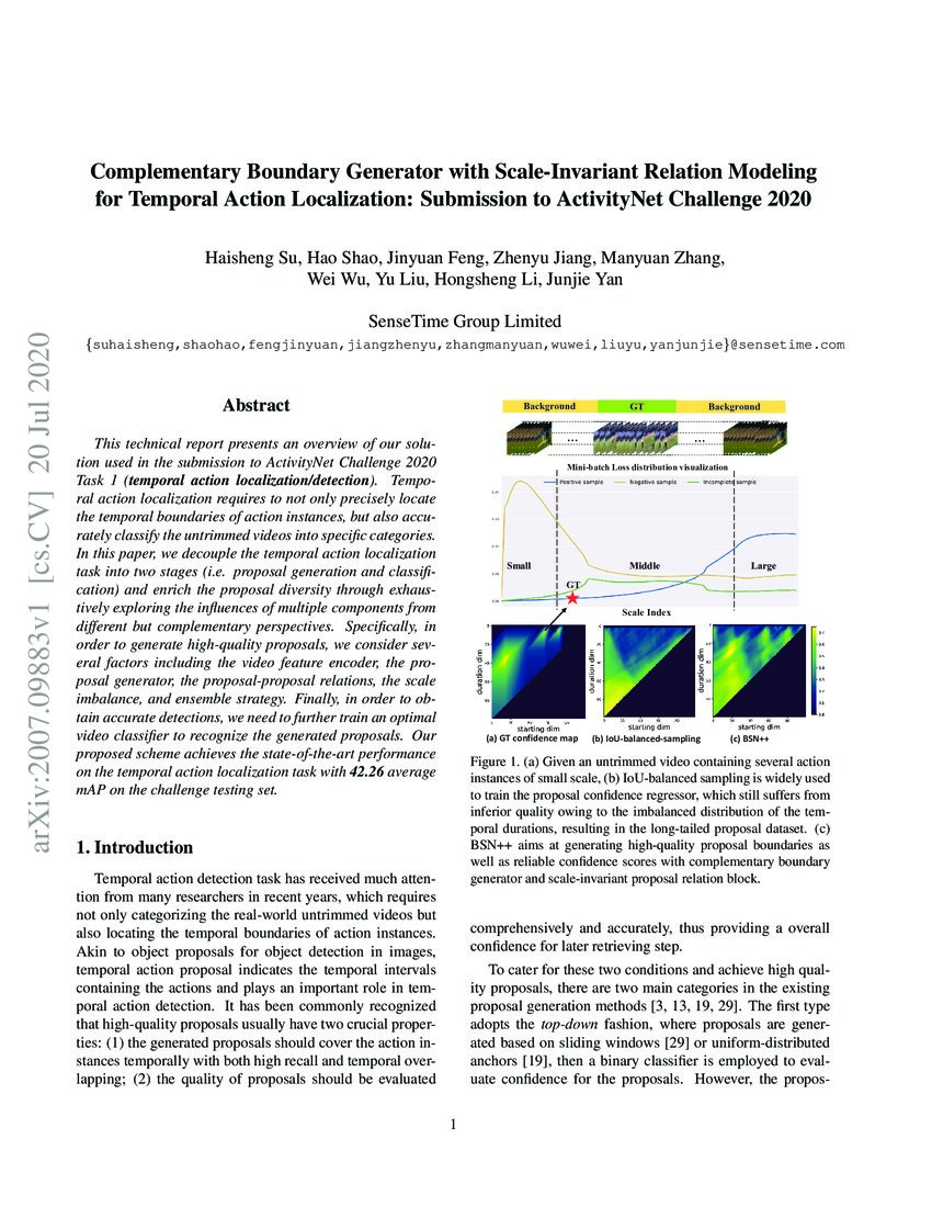 Complementary Boundary Generator With Scale Invariant Relation Modeling For Temporal Action