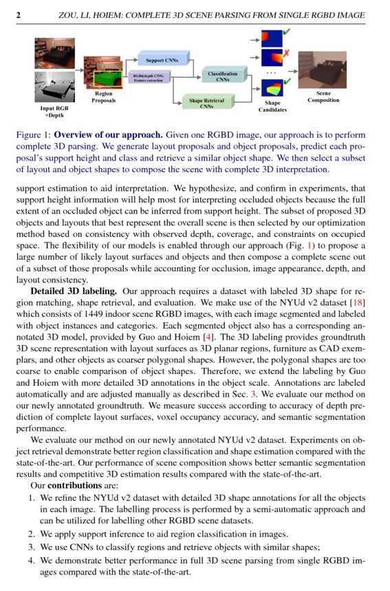 Complete 3D Scene Parsing from Single RGBD Image | DeepAI