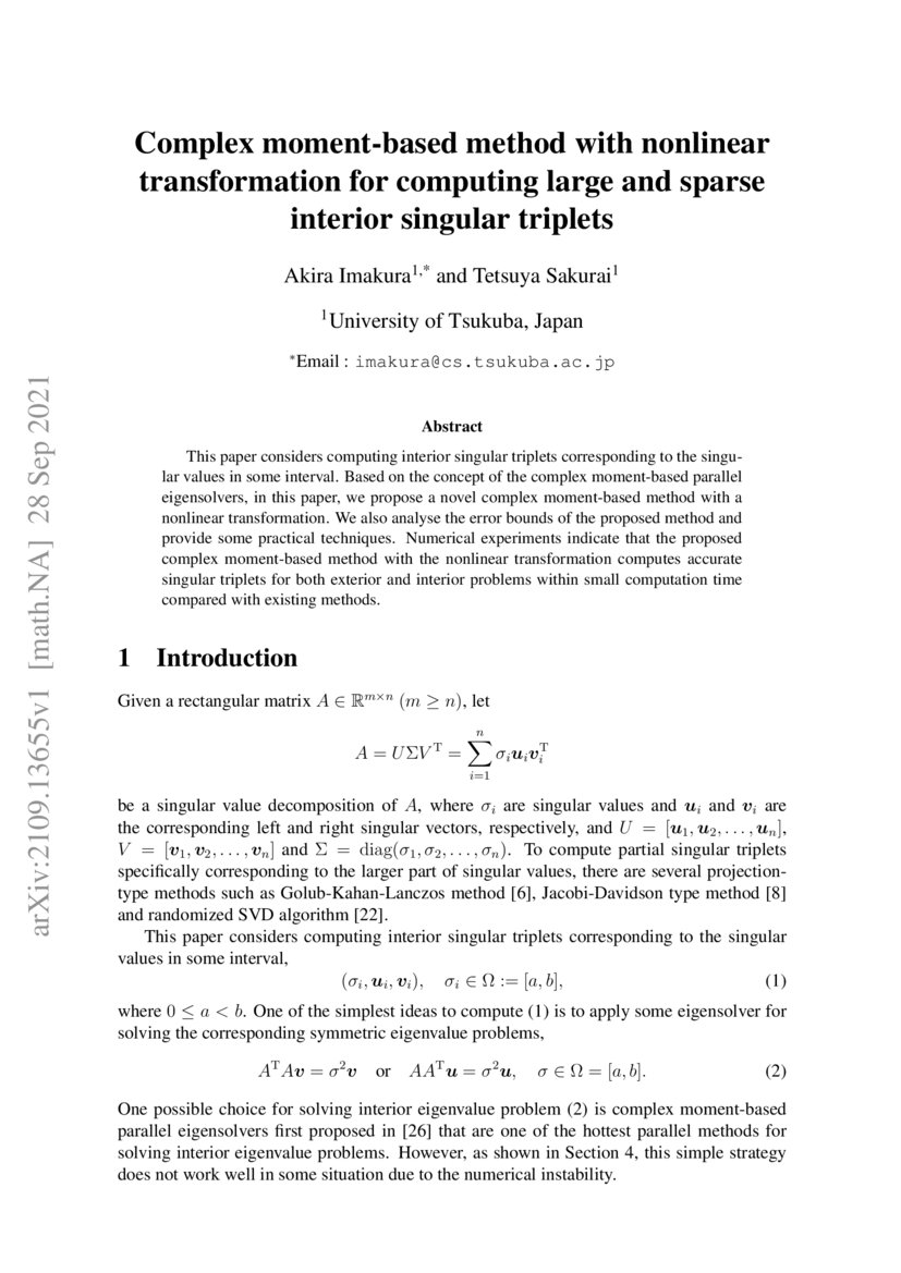 Complex moment-based method with nonlinear transformation for computing ...