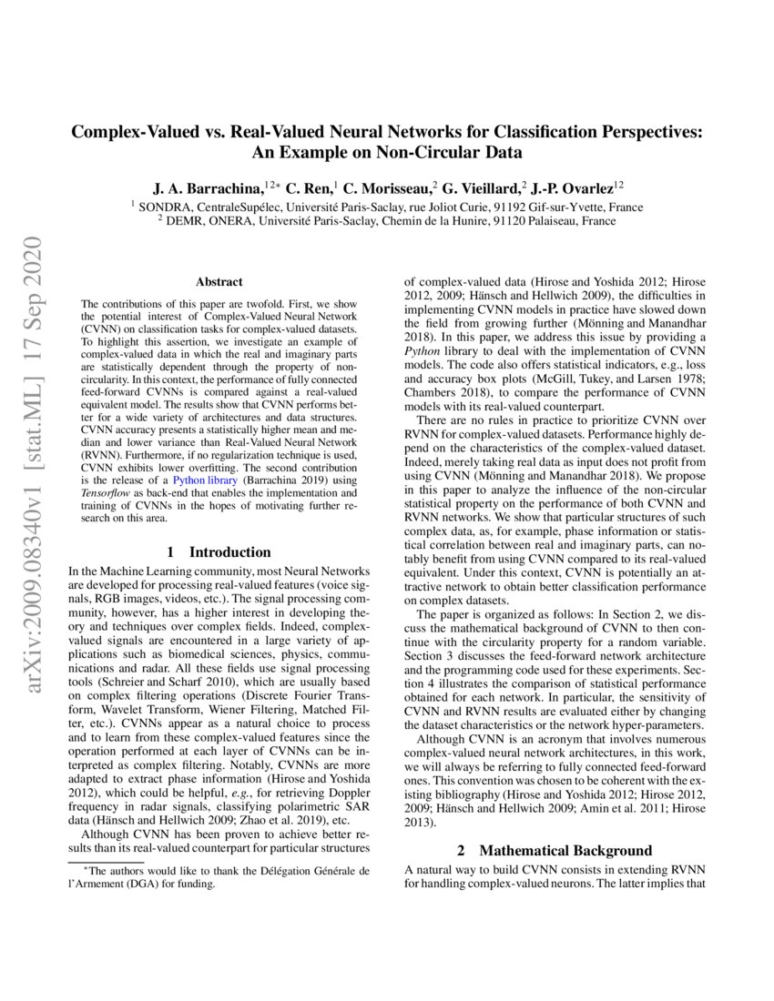 Complex-Valued vs. Real-Valued Neural Networks for Classification ...