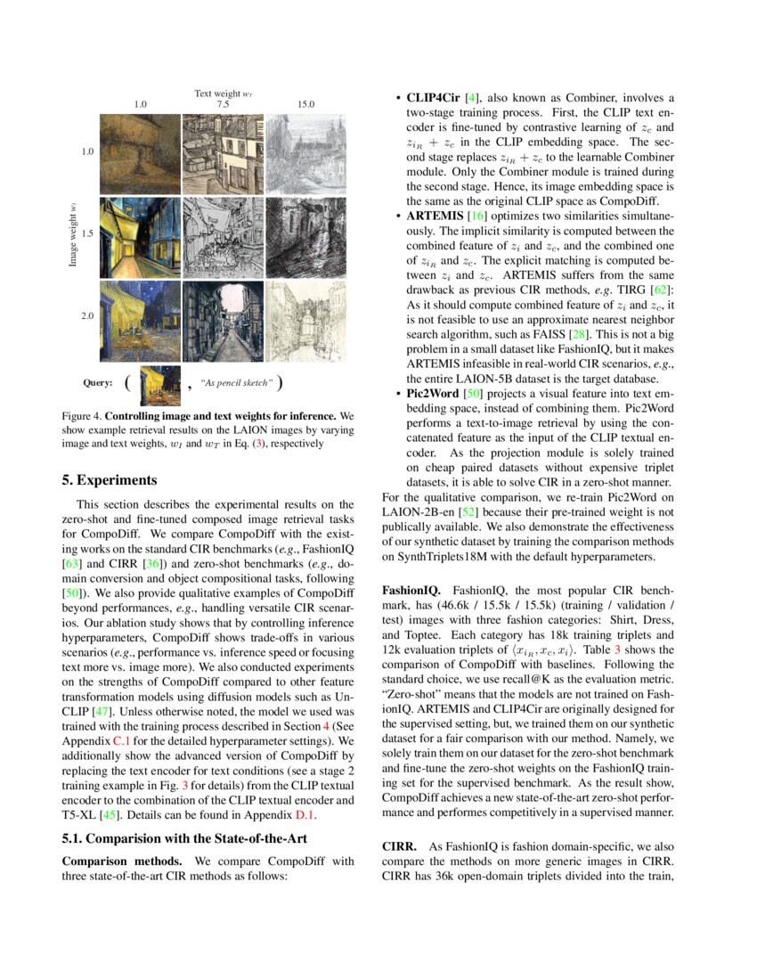 CompoDiff: Versatile Composed Image Retrieval With Latent Diffusion | DeepAI