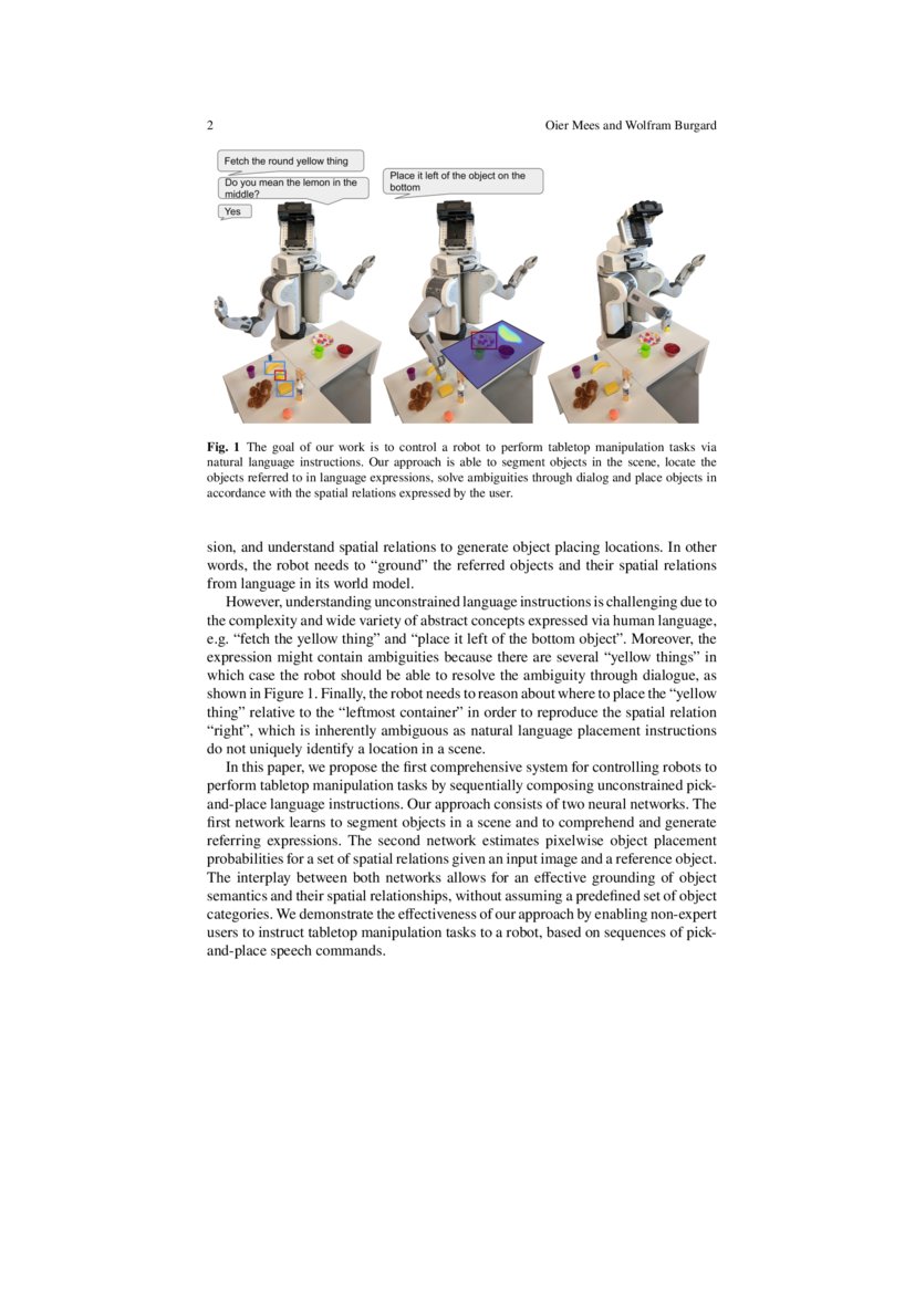 Composing Pick-and-Place Tasks By Grounding Language | DeepAI