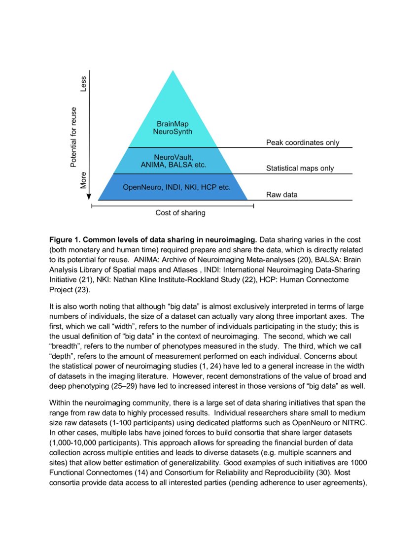 Computational and informatics advances for reproducible data analysis in neuroimaging | DeepAI
