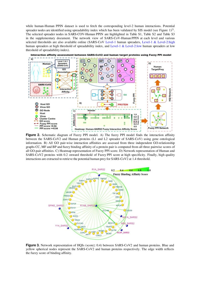 Computational modeling of Human-nCoV protein-protein interaction ...
