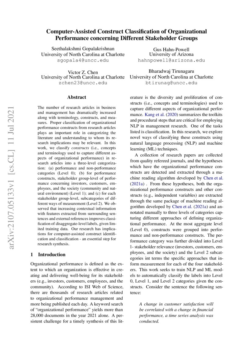 Computer-assisted construct classification of organizational ...
