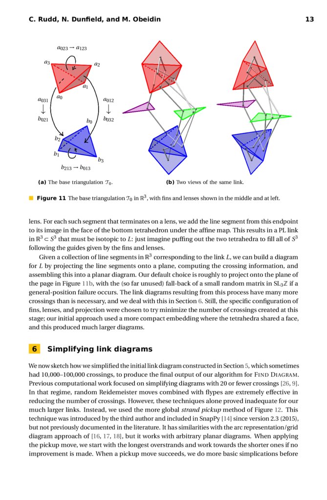 Computing a Link Diagram from its Exterior | DeepAI
