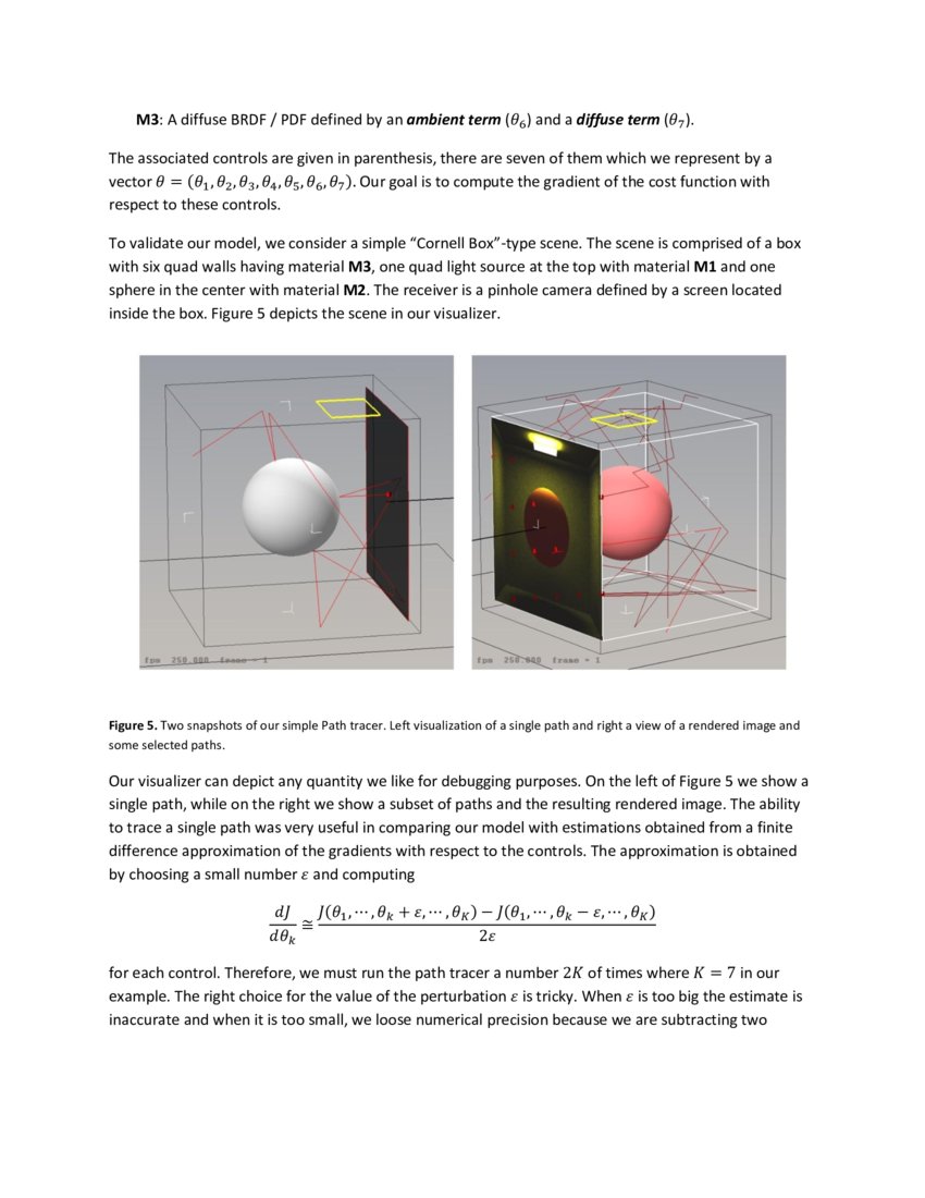 Computing Light Transport Gradients using the Adjoint Method | DeepAI