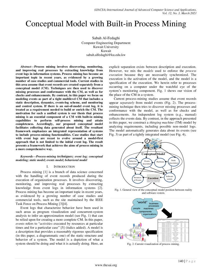 Conceptual Model with Built-in Process Mining | DeepAI
