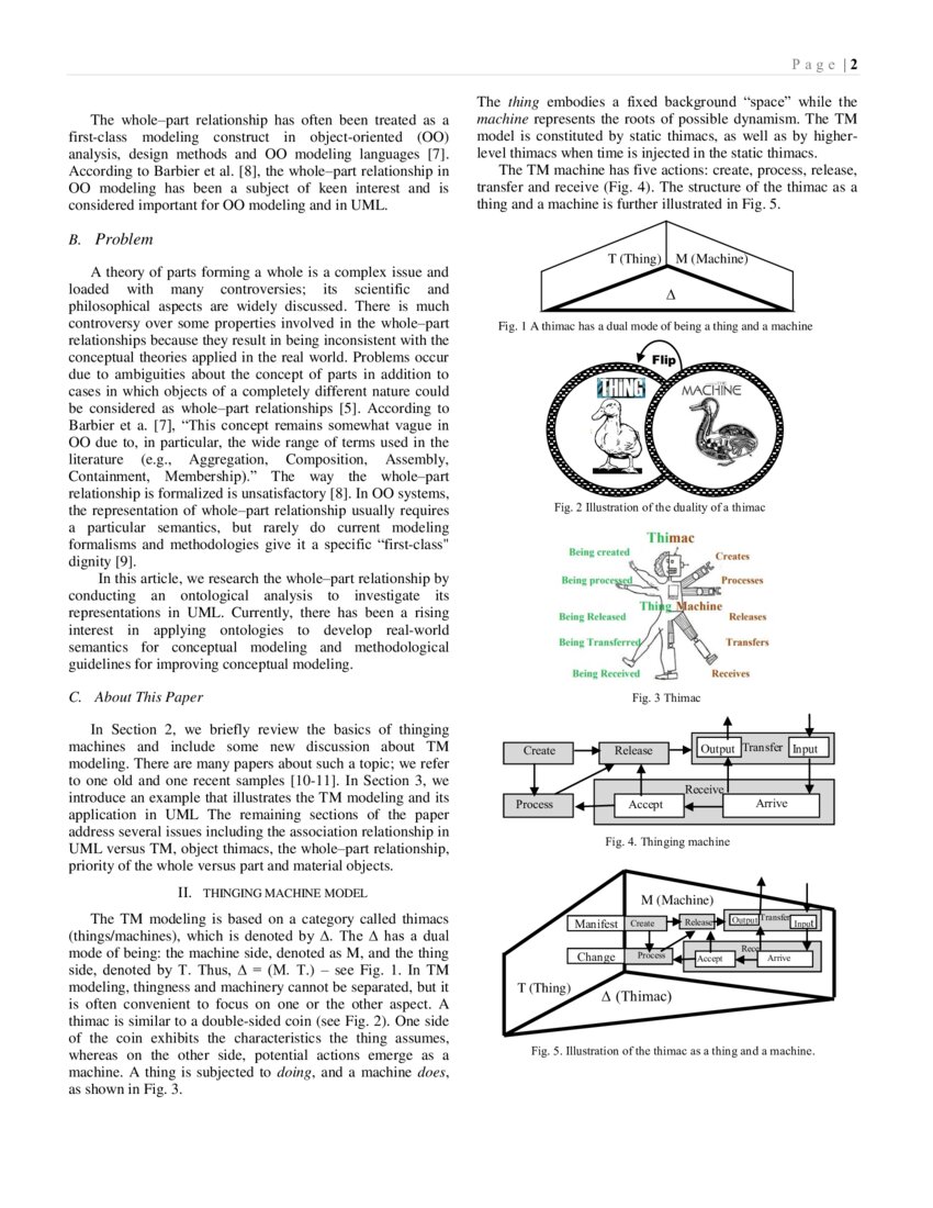 Conceptual Modeling of the Whole-Part Relationship | DeepAI