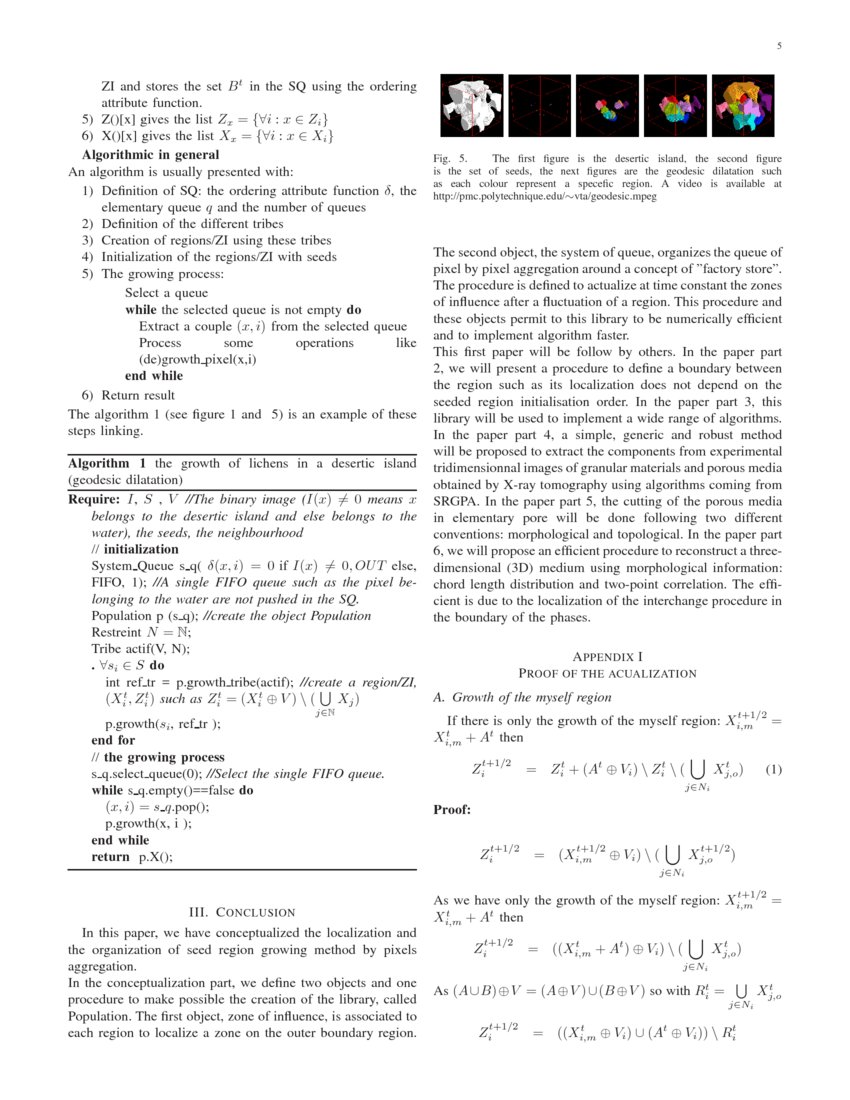 Conceptualization of seeded region growing by pixels aggregation. Part ...