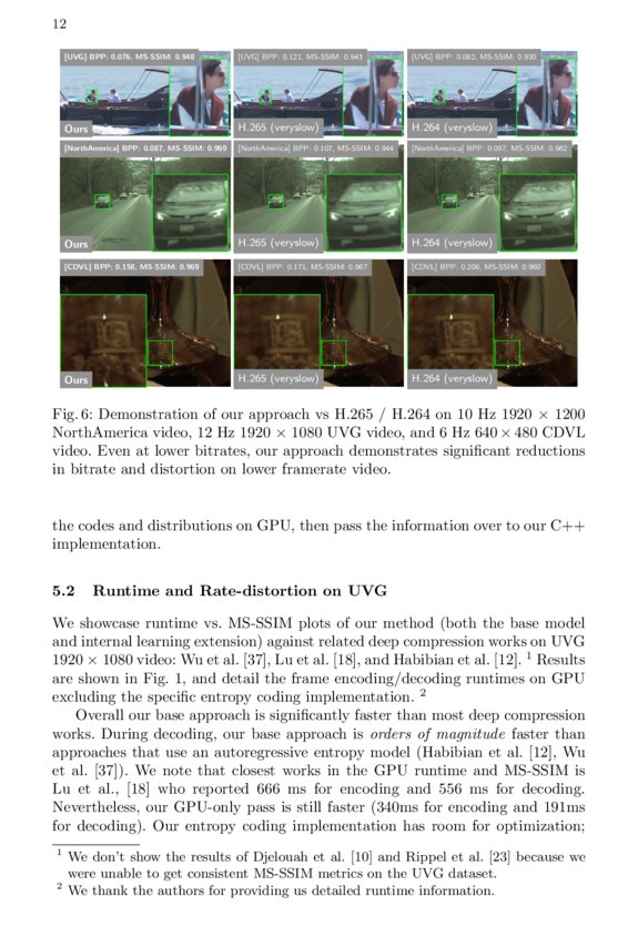 Conditional Entropy Coding for Efficient Video Compression | DeepAI