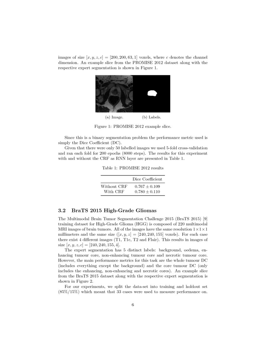 Conditional Random Fields As Recurrent Neural Networks For 3d Medical Imaging Segmentation Deepai
