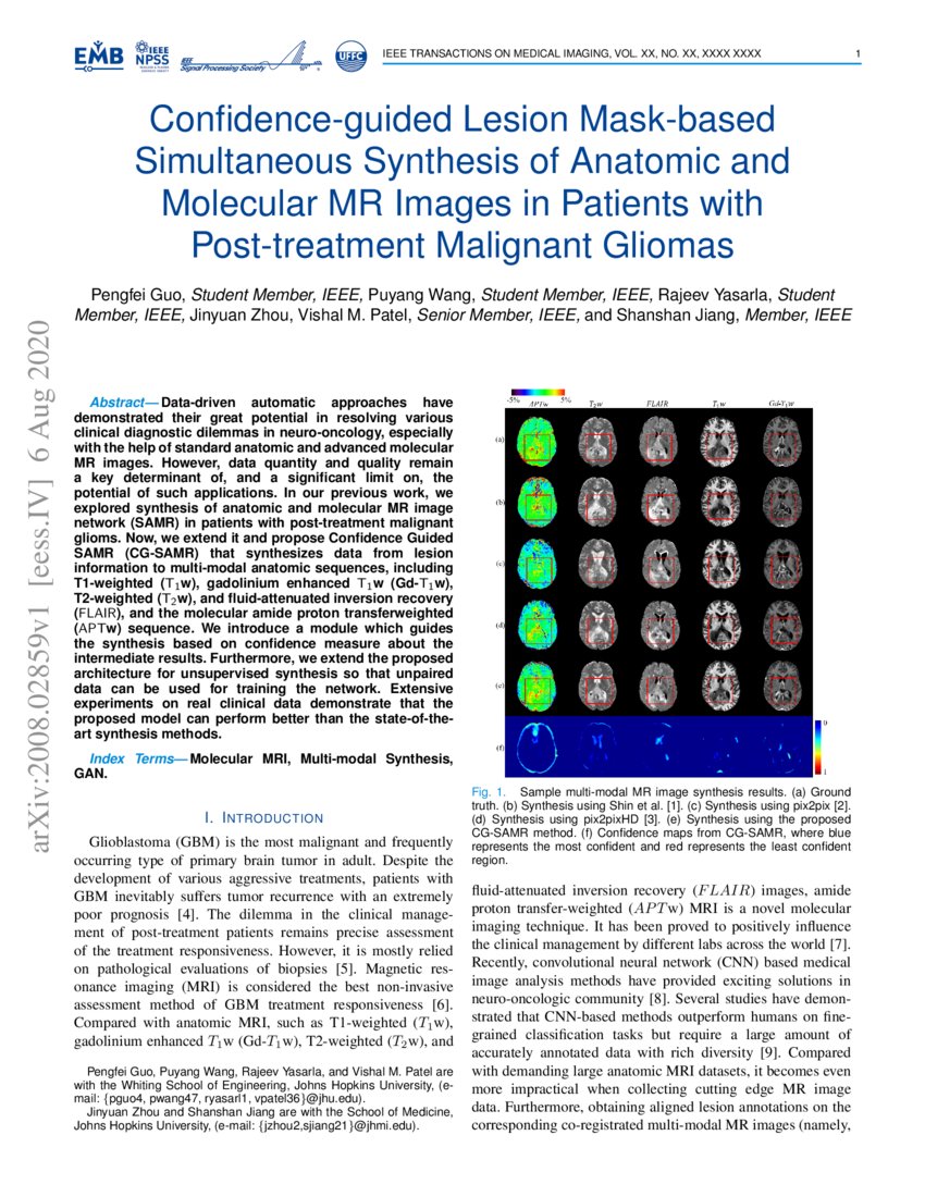 Confidence-guided Lesion Mask-based Simultaneous Synthesis of Anatomic ...