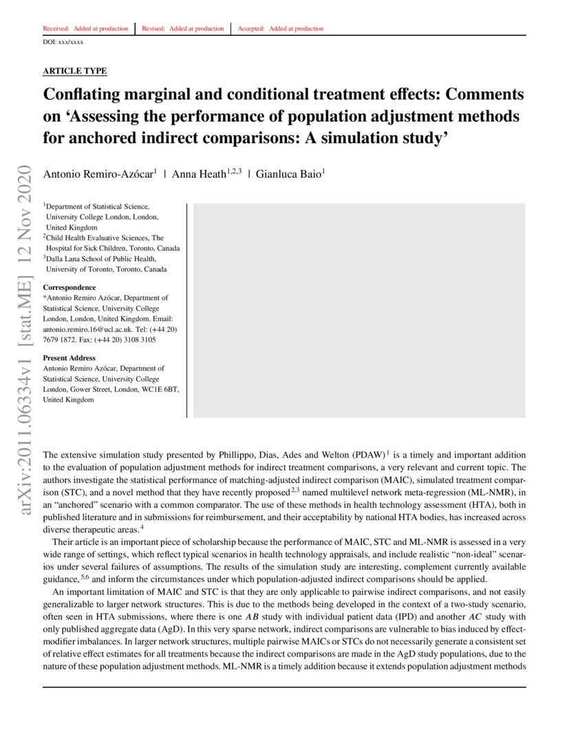 Conflating marginal and conditional treatment effects: Comments on ...