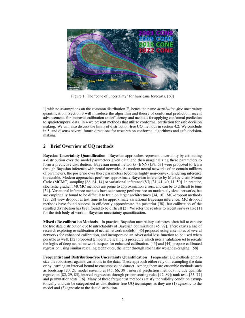 Conformal Methods for Quantifying Uncertainty in Spatiotemporal Data: A ...