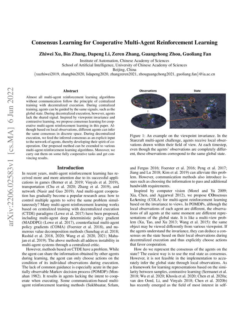 Consensus Learning for Cooperative Multi-Agent Reinforcement Learning ...