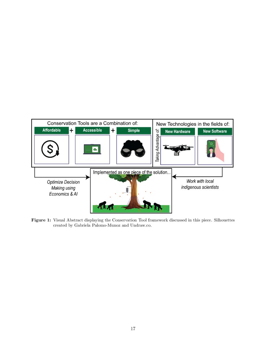 Conservation Tools: The Next Generation of Engineering–Biology Collaborations | DeepAI