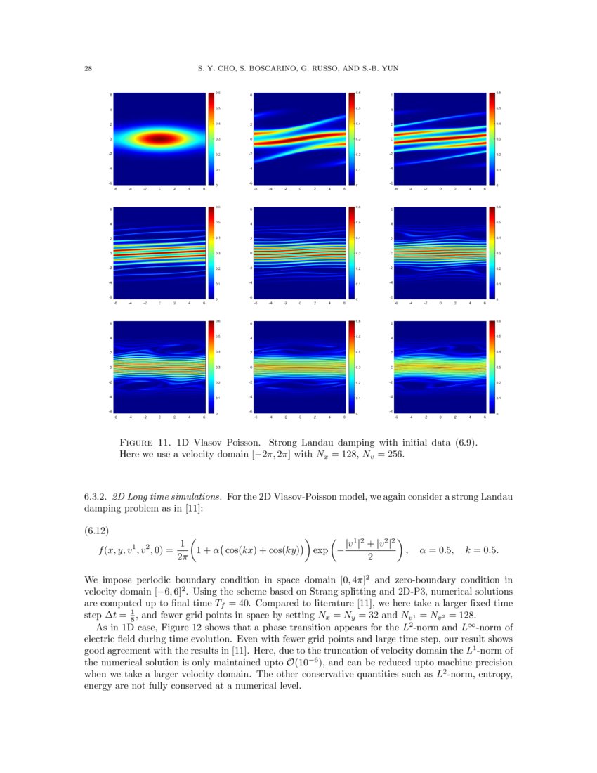 Conservative semi-Lagrangian schemes for kinetic equations Part II: Applications | DeepAI