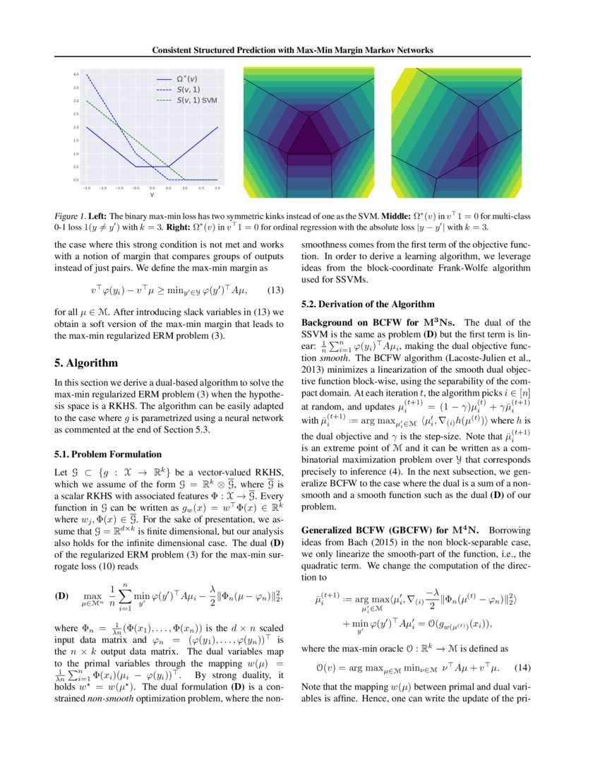 Consistent Structured Prediction with Max-Min Margin Markov Networks | DeepAI