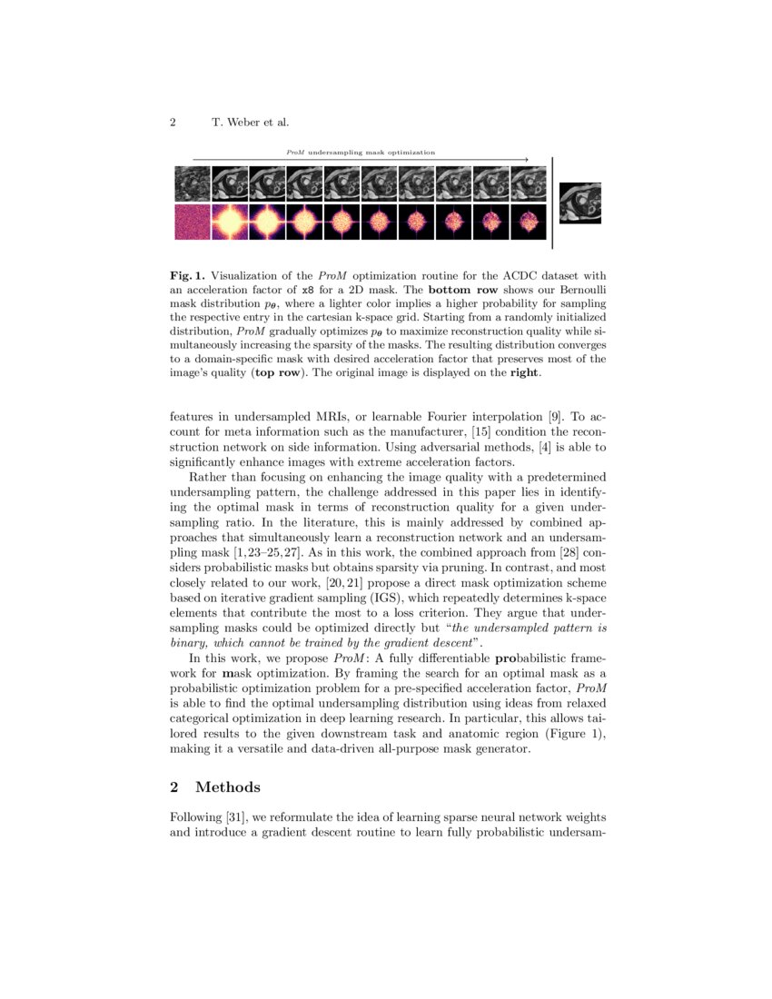 Constrained Probabilistic Mask Learning for Task-specific Undersampled ... Constrained Probabilistic Mask Learning for Task-specific Undersampled ...