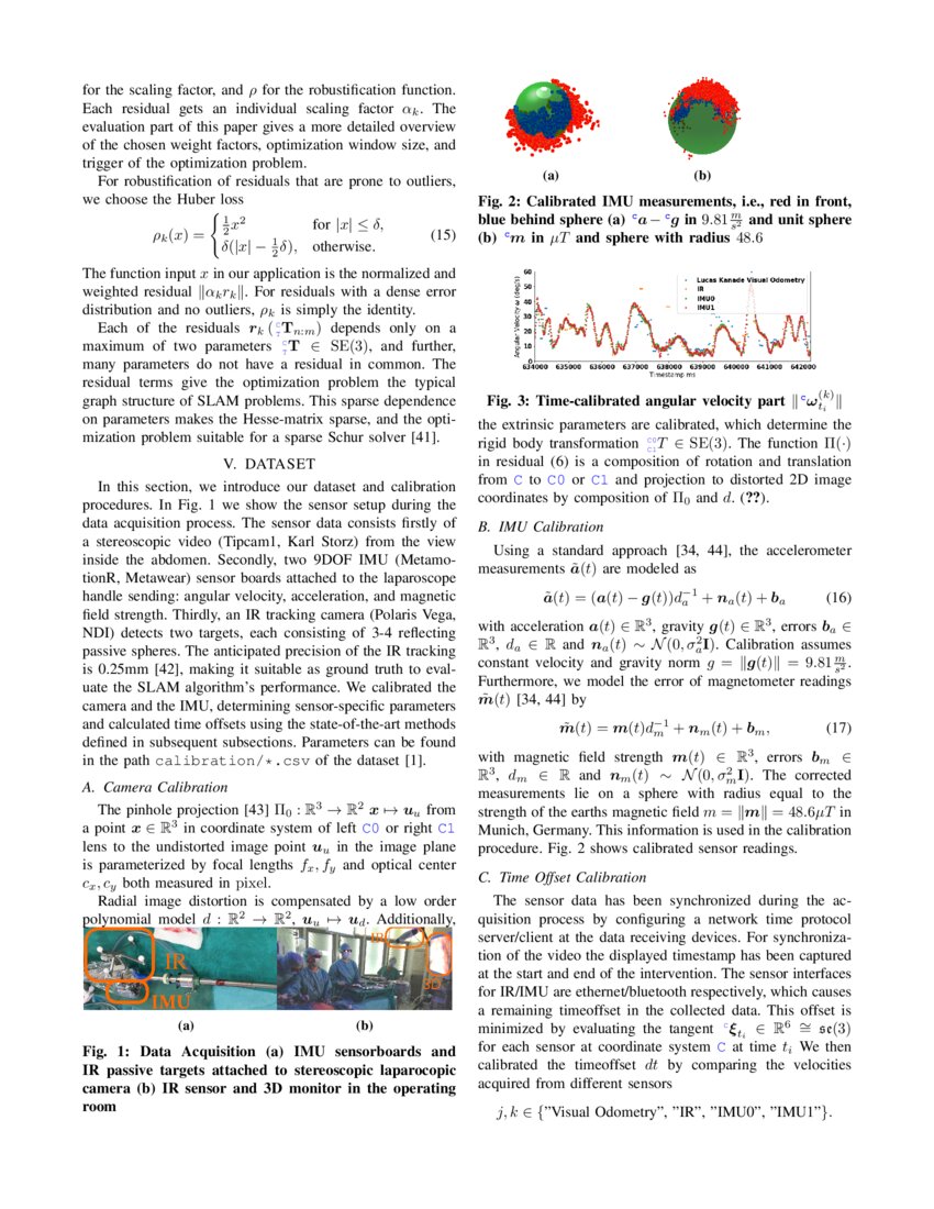 Constrained Visual Inertial Localization With Application And Benchmark In Laparoscopic Surgery