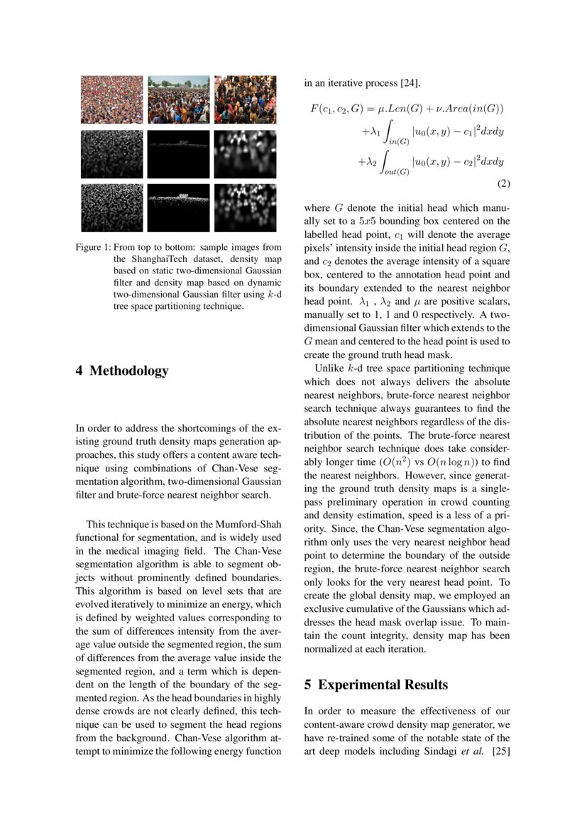 Content-aware Density Map for Crowd Counting and Density Estimation | DeepAI