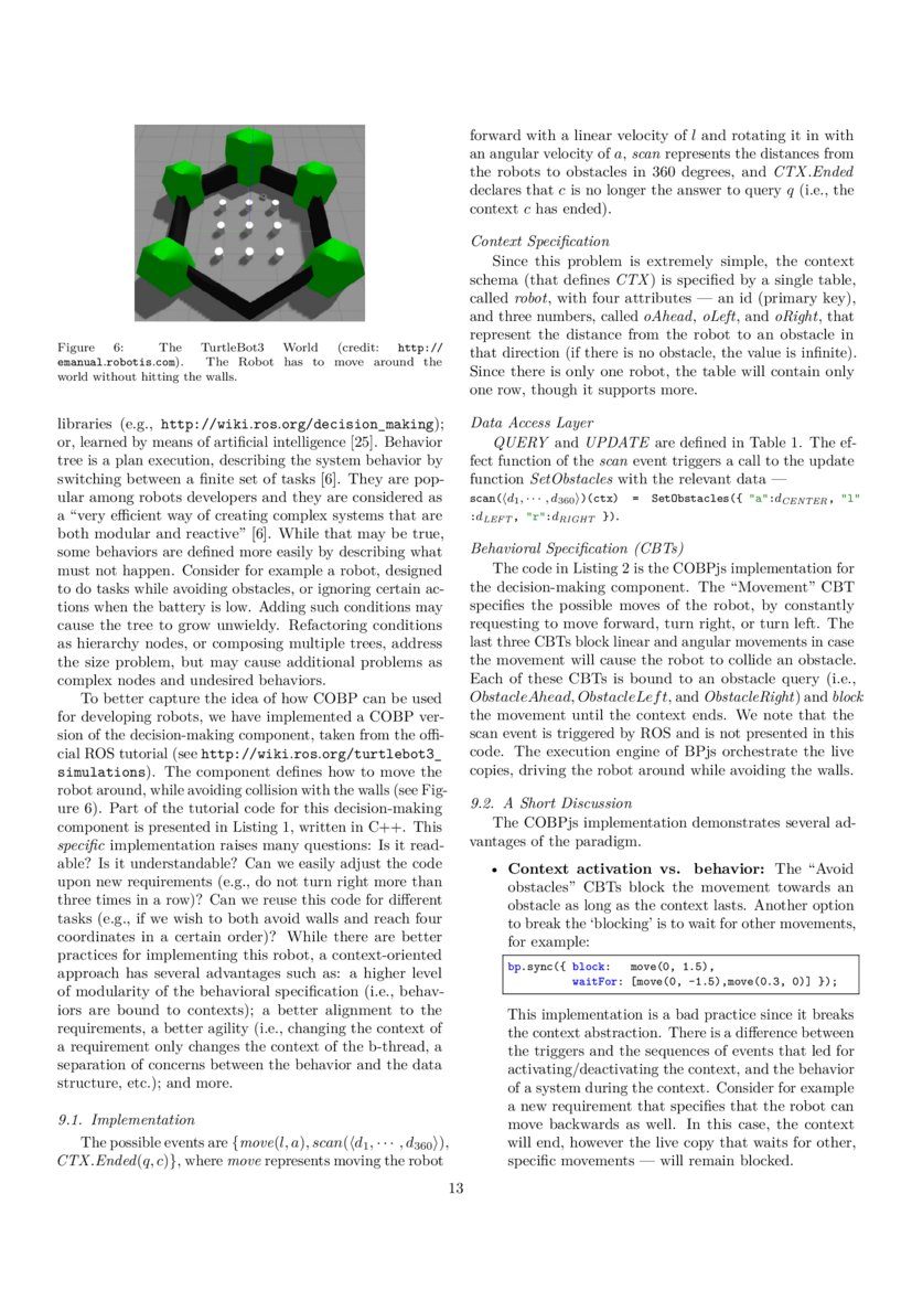 Context Oriented Behavioral Programming Deepai 