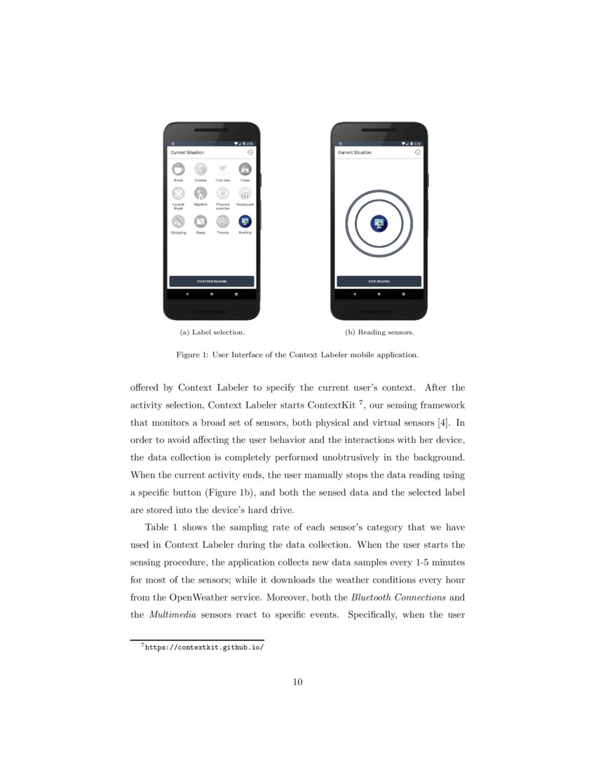 Contextlabeler Dataset Physical And Virtual Sensors Data Collected From Smartphone Usage In The