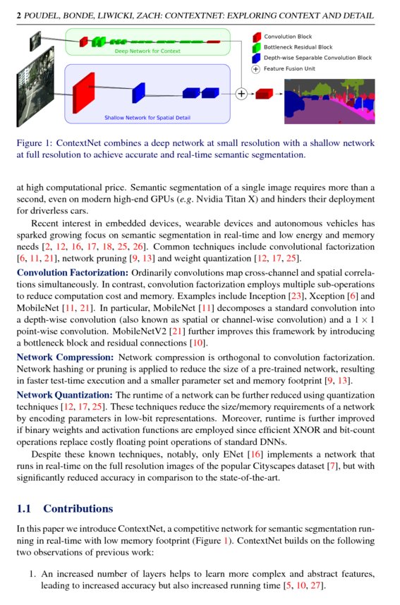 ContextNet: Exploring Context and Detail for Semantic Segmentation in Real-time | DeepAI