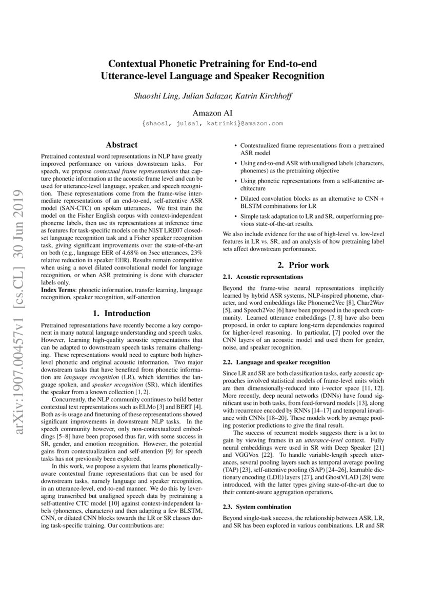 Contextual Phonetic Pretraining For End To End Utterance Level Language And Speaker Recognition 0044
