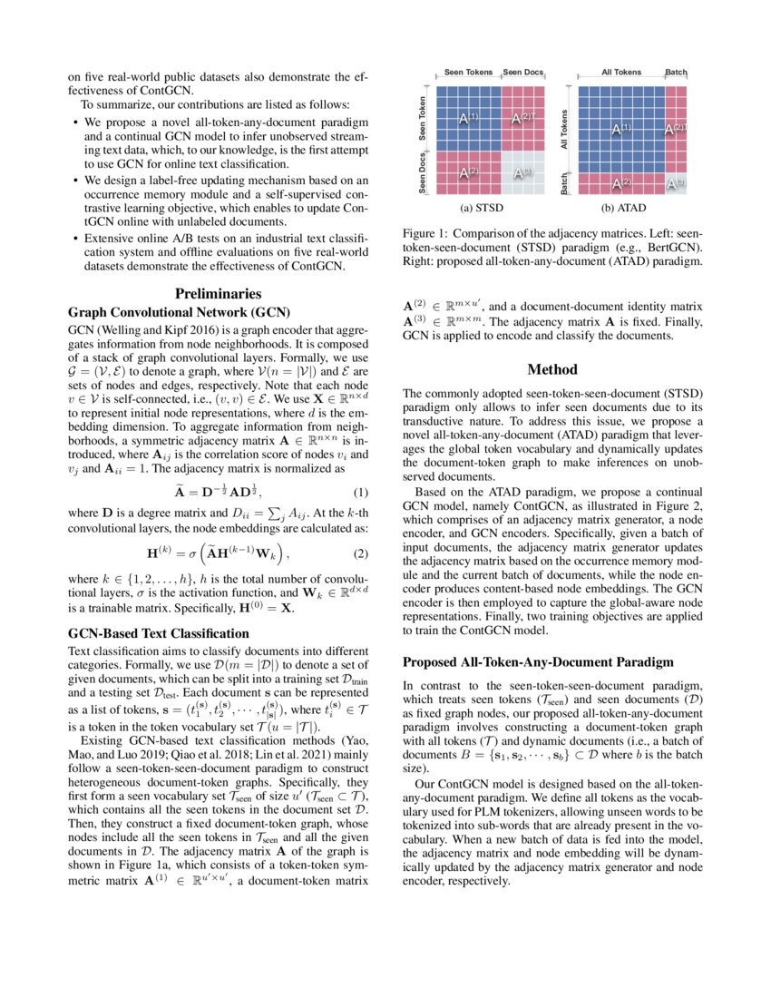 Continual Graph Convolutional Network for Text Classification | DeepAI Continual Graph Convolutional Network for Text Classification | DeepAI