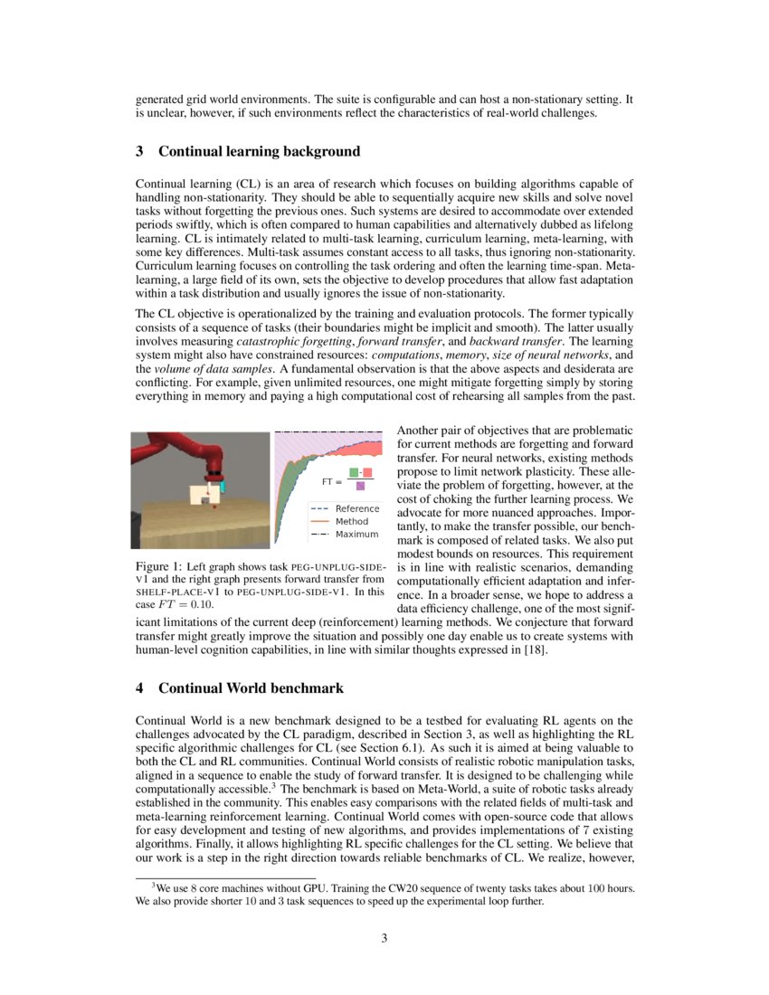 Continual World A Robotic Benchmark For Continual Reinforcement