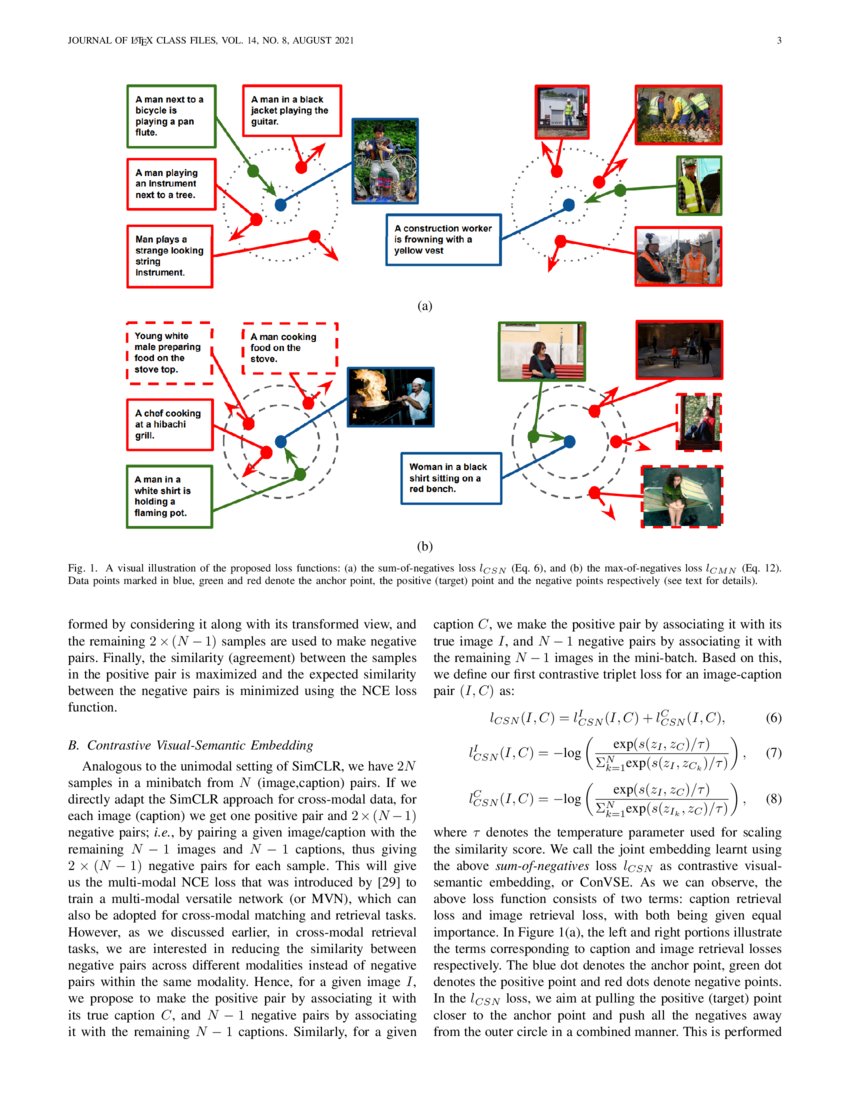 Contrastive Learning of Visual-Semantic Embeddings | DeepAI
