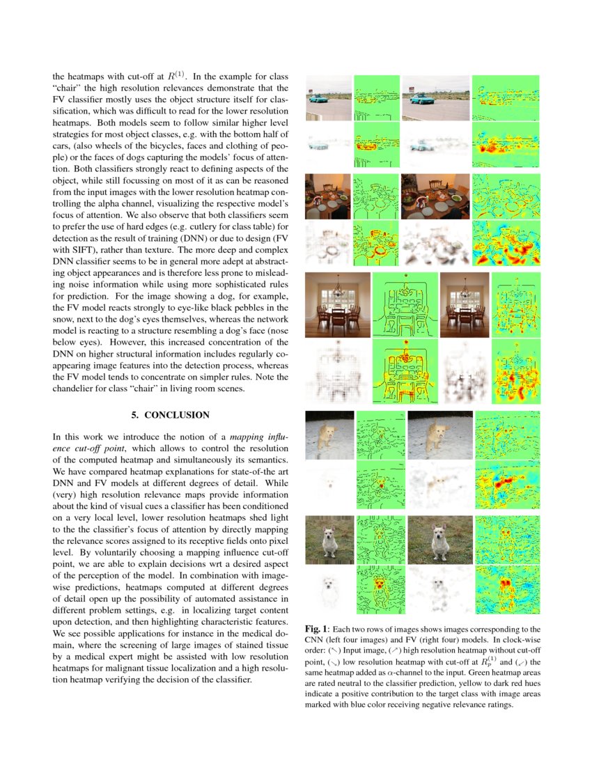 Controlling Explanatory Heatmap Resolution and Semantics via Decomposition Depth | DeepAI