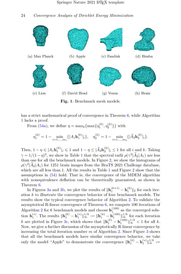 Convergence Analysis Of Dirichlet Energy Minimization For Spherical Conformal Parameterizations