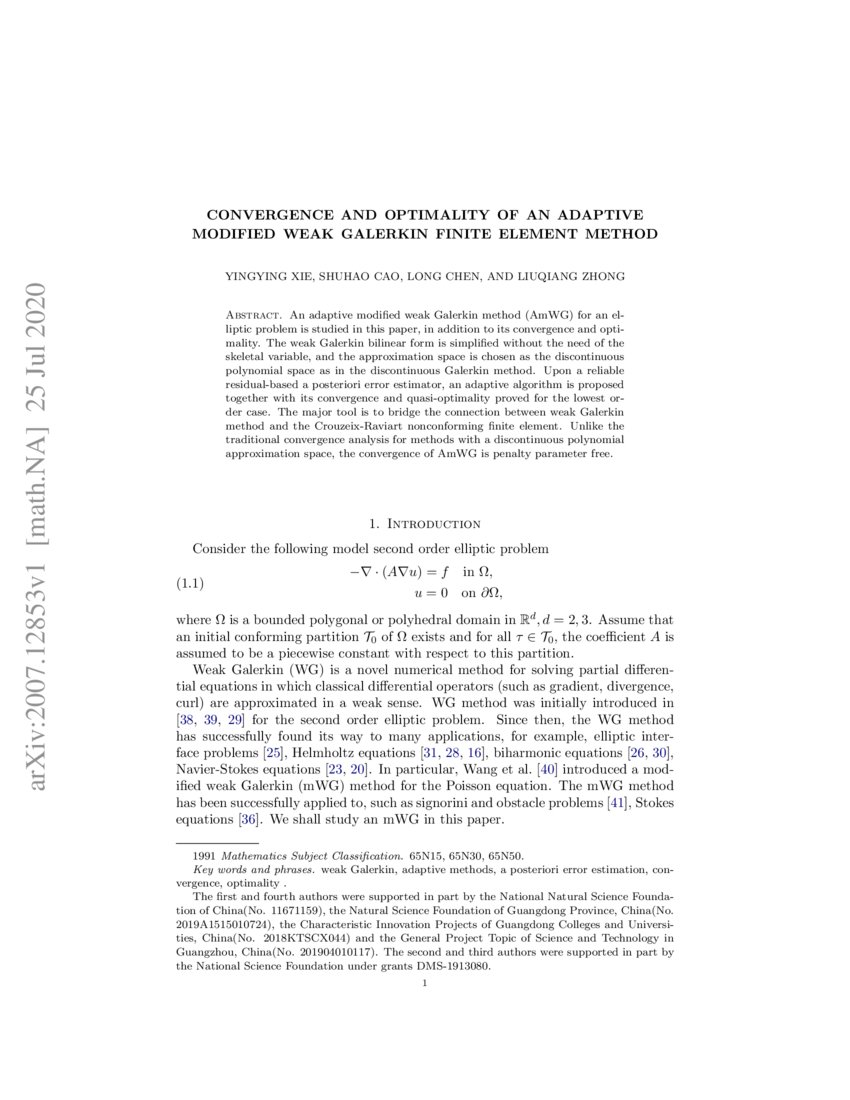 Convergence And Optimality Of An Adaptive Modified Weak Galerkin Finite