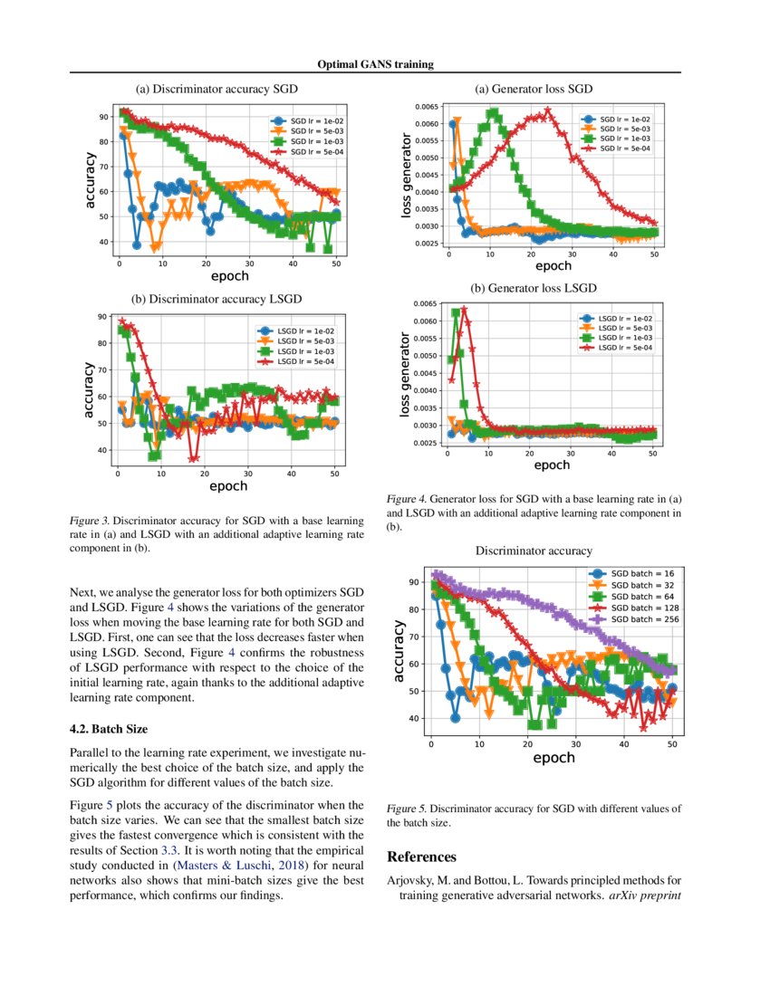Convergence of GANs Training: A Game and Stochastic Control Methodology ...