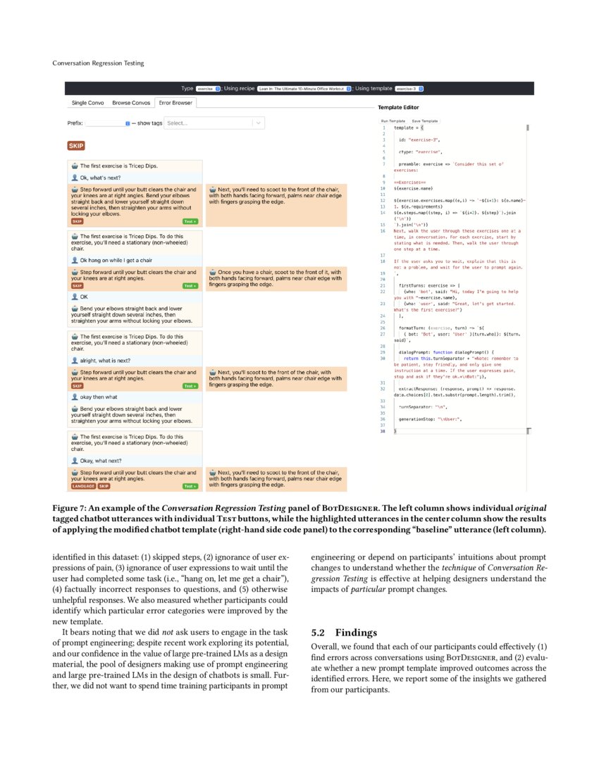 Conversation Regression Testing A Design Technique For Prototyping Generalizable Prompt