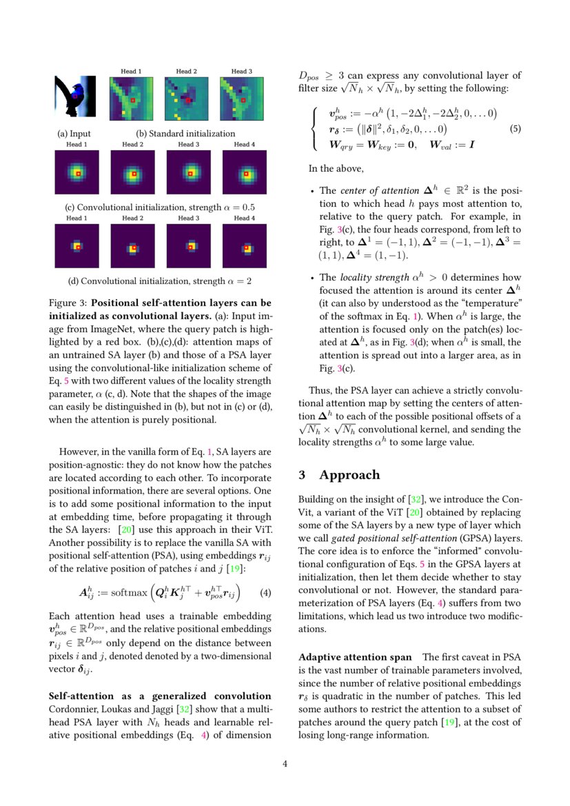 Convit Improving Vision Transformers With Soft Convolutional Inductive Biases Deepai 