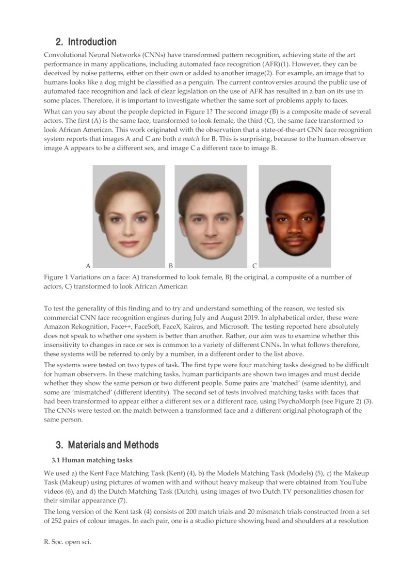 Convolutional Neural Net Face Recognition Works In Non Human Like Ways