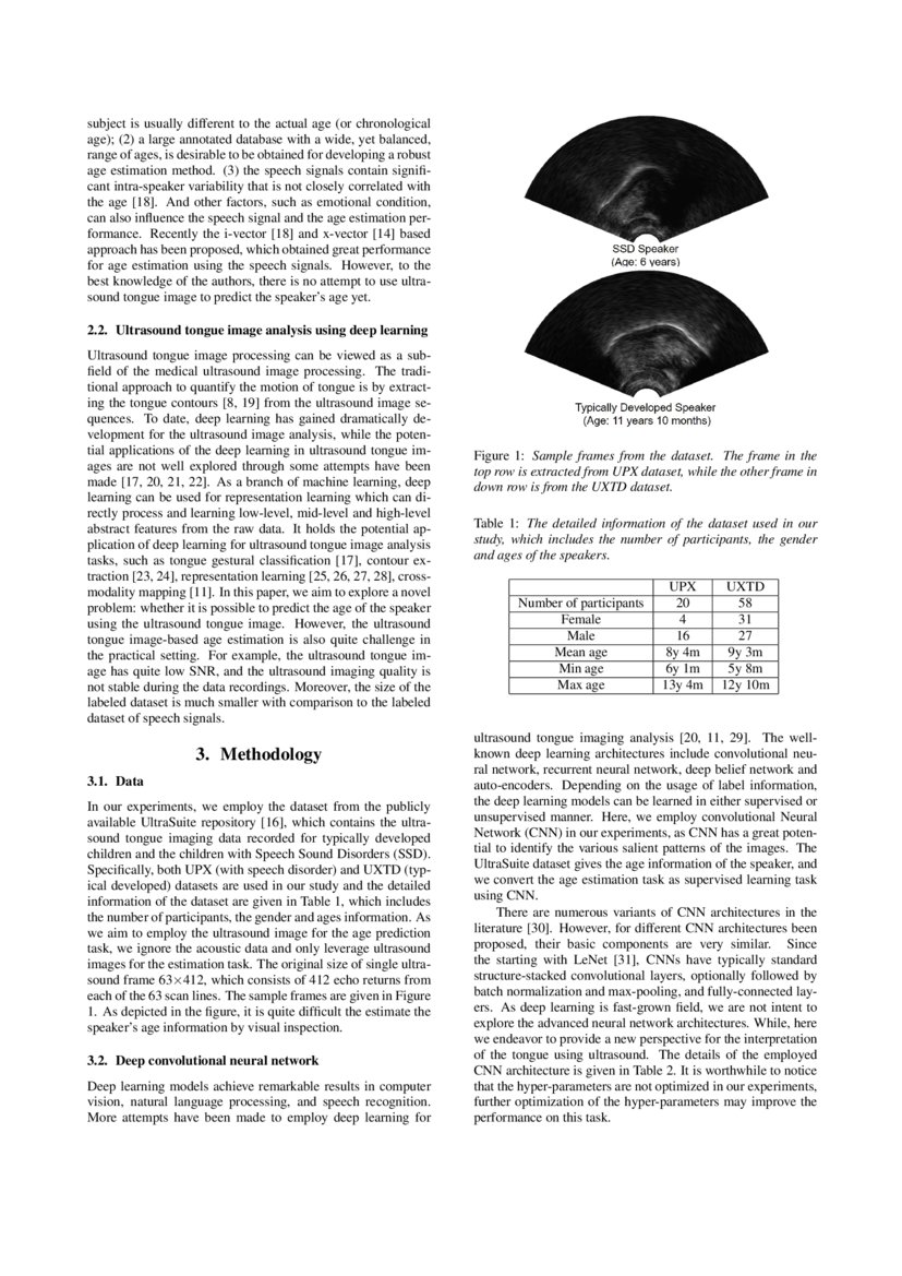Convolutional Neural Network Based Age Estimation Using B Mode Ultrasound Tongue Image Deepai