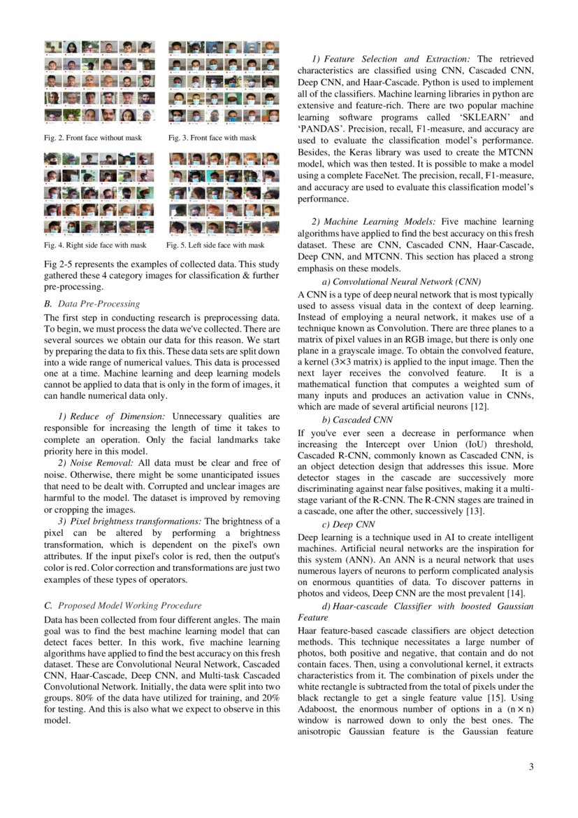 Convolutional Neural Network Based Partial Face Detection Deepai