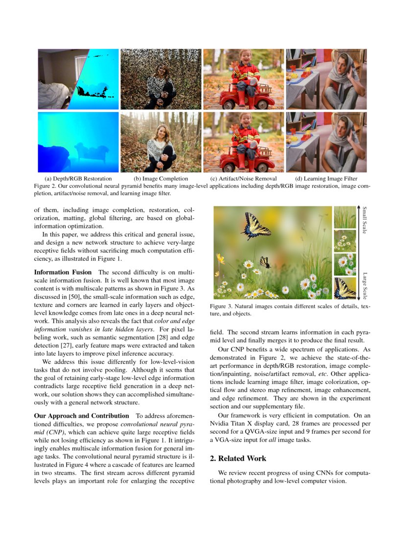 Convolutional Neural Pyramid for Image Processing | DeepAI