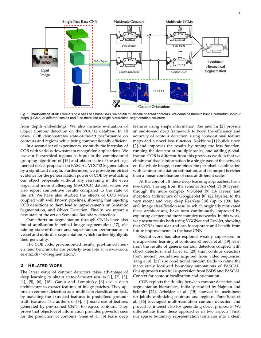 Convolutional Oriented Boundaries: From Image Segmentation to High-Level Tasks | DeepAI