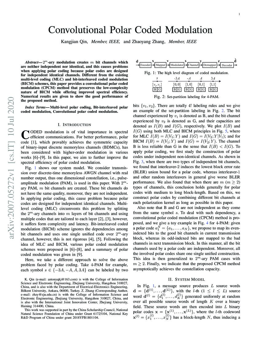 Convolutional Polar Coded Modulation Deepai 2111