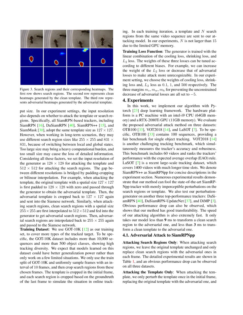 Cooling-Shrinking Attack: Blinding the Tracker with Imperceptible ...