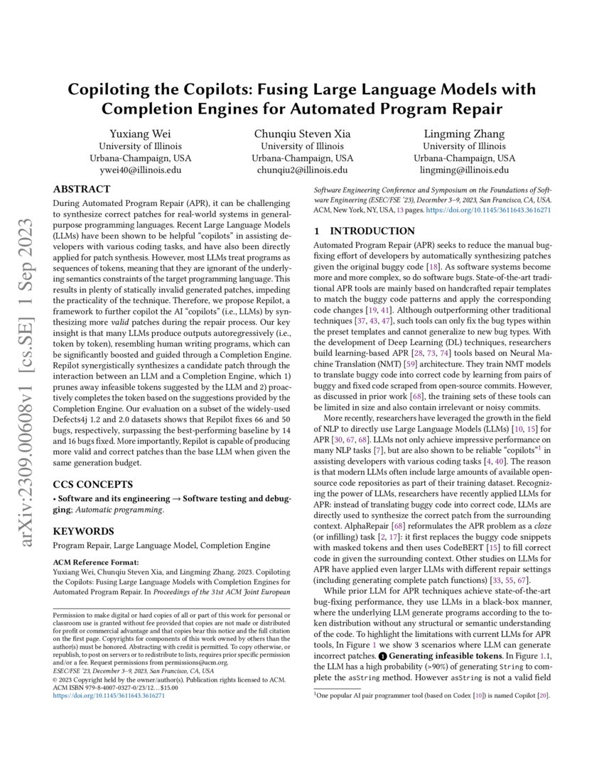 Copiloting the Copilots: Fusing Large Language Models with Completion Engines for Automated ...