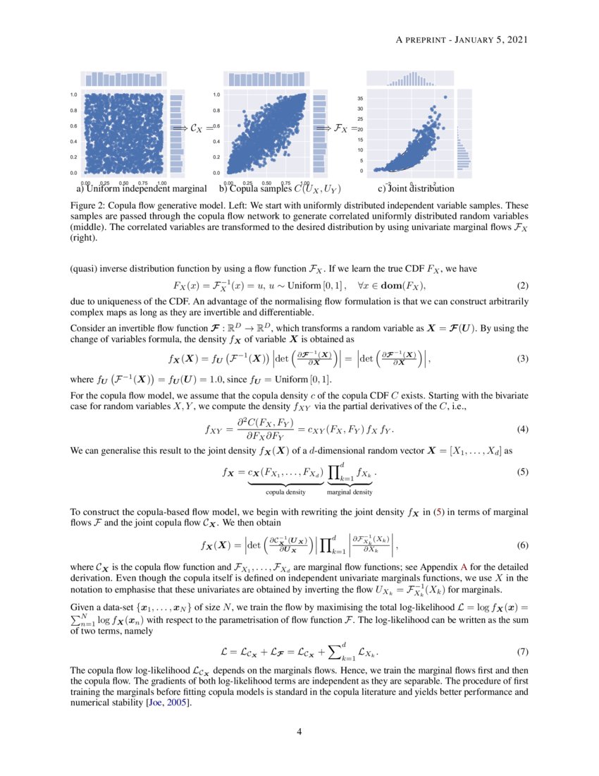 Copula Flows for Synthetic Data Generation | DeepAI